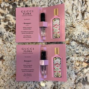 Gucci | Bath & Body | 2x Gucci Flora Gorgeous Gardenia Sample Vial ...